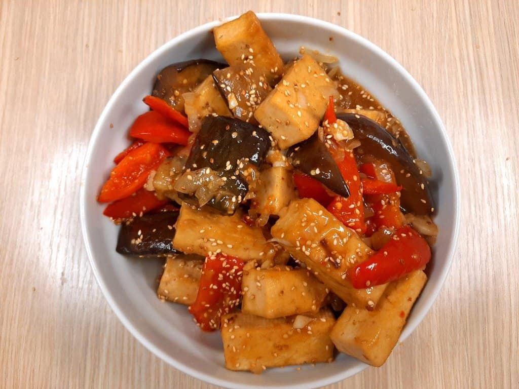 how to make panda express eggplant tofu