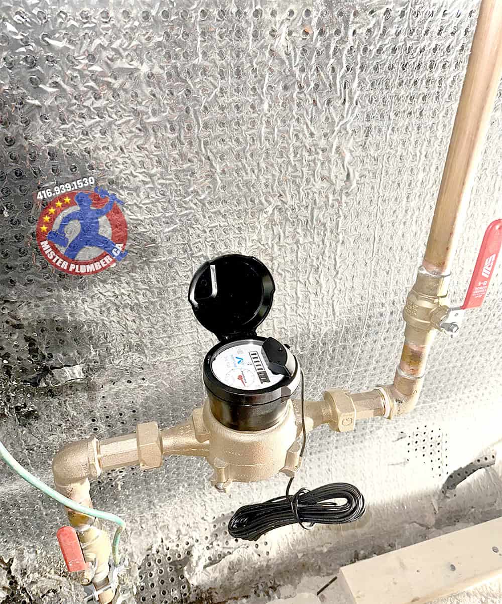 water meter installation