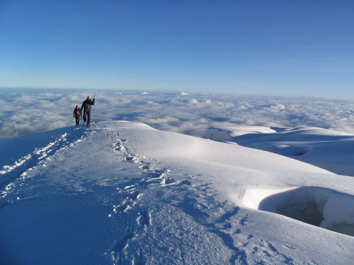 chimborazo summit temperature