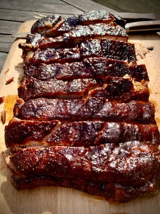 how to cook pork ribs on kamado grill