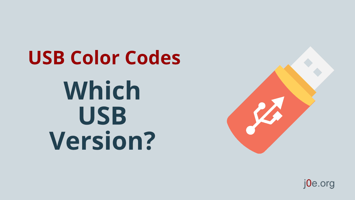 usb colour coding