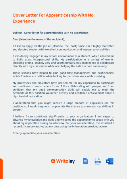 How To Write a Cover Letter With No Experience: 82 Templates (Free ...