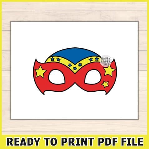 superman printable mask