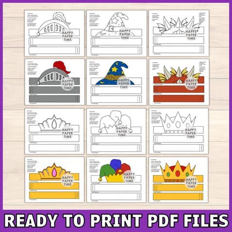 medieval crown template