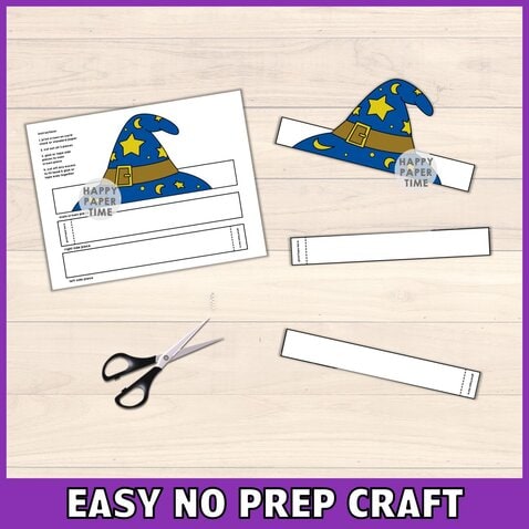 papercraft wizard hat