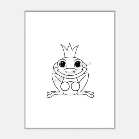 frog hand puppet craft