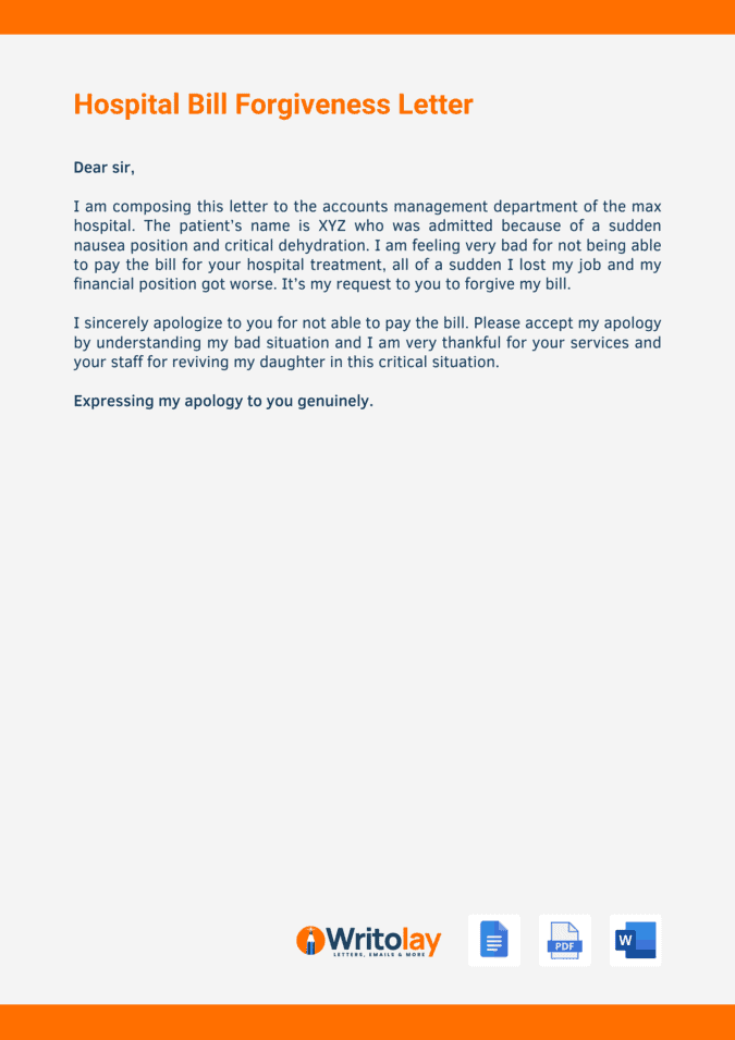 How To Write A Formal Letter To A Hospital - Infoupdate.org