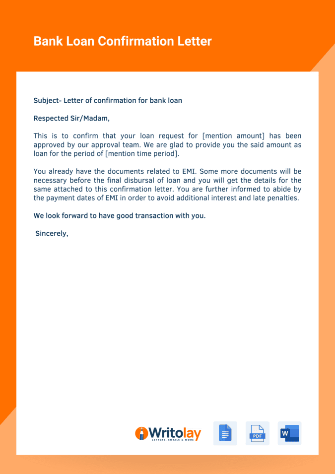 Bank Account Confirmation Request Letter Format In Word - Infoupdate.org