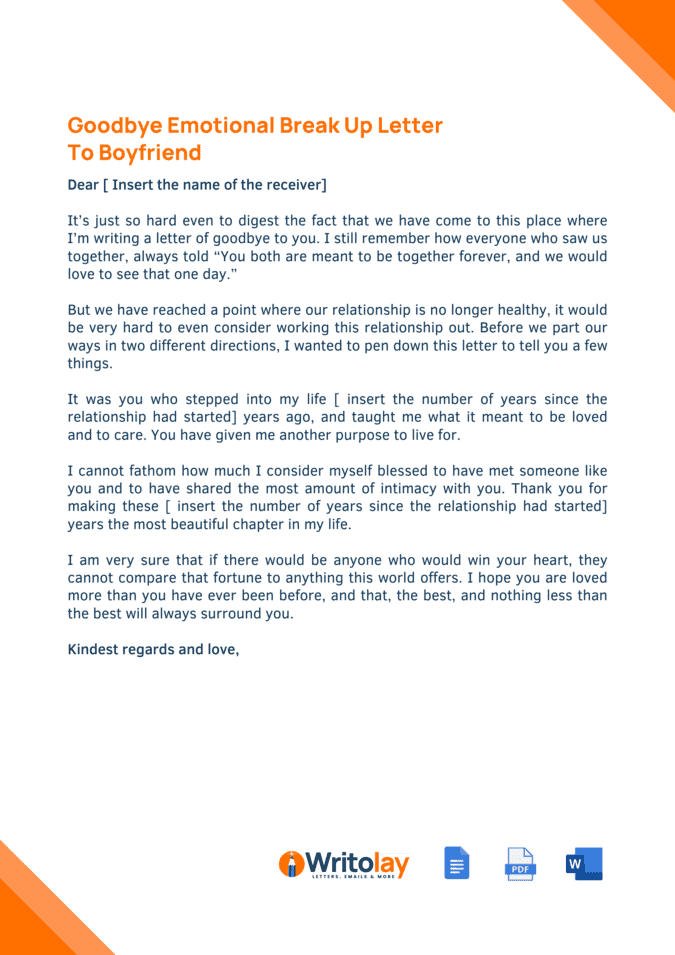 Sad Goodbye Letters To Boyfriends Pastor Appreciation - Infoupdate.org