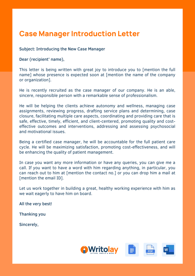 Self Introduction Letter To Client Exler - Infoupdate.org