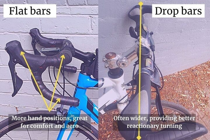 Flat Bar versus Drop Bar - Which Is Better and Pros and Cons