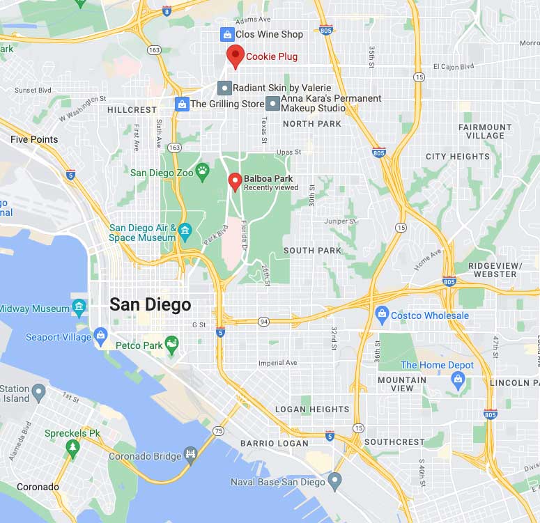 Mapas De Google San Diego California Exercise 1