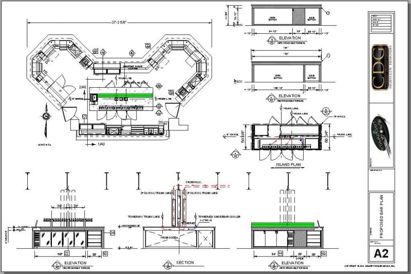 Bar Lounge Design Plan Officine Gullo Presents The Collection "Bar