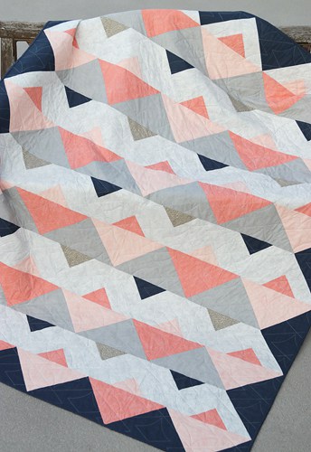 Twisted Triangles Quilt Pattern