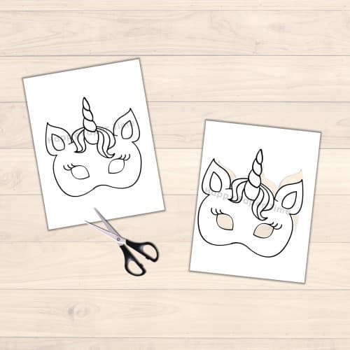 unicorn head template