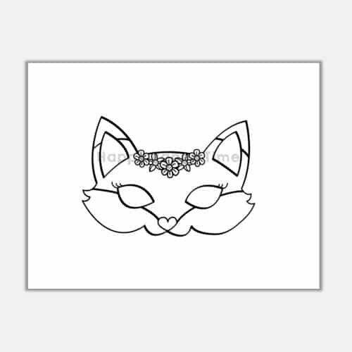 fox template mask