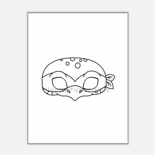 turtle mask printable