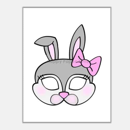 rabbit mask printable
