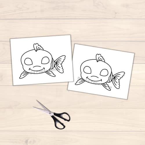 fish mask template