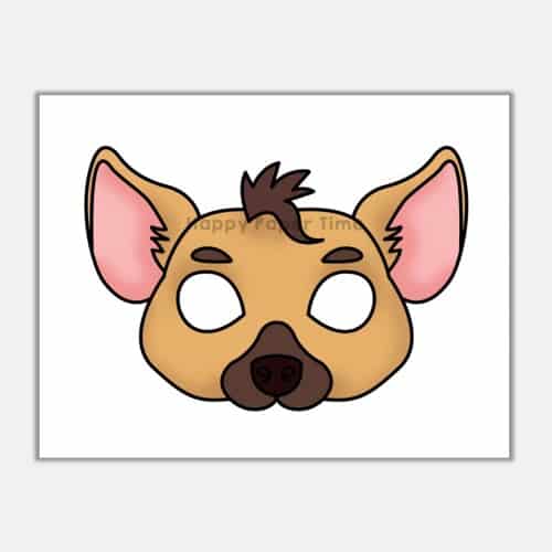 hyena printable