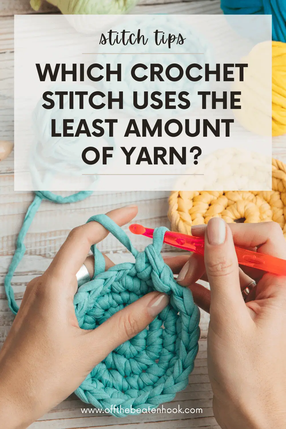 crochet stitches types