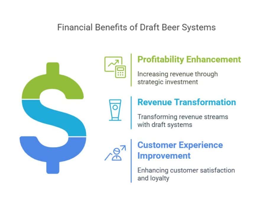 how does a draft beer system work