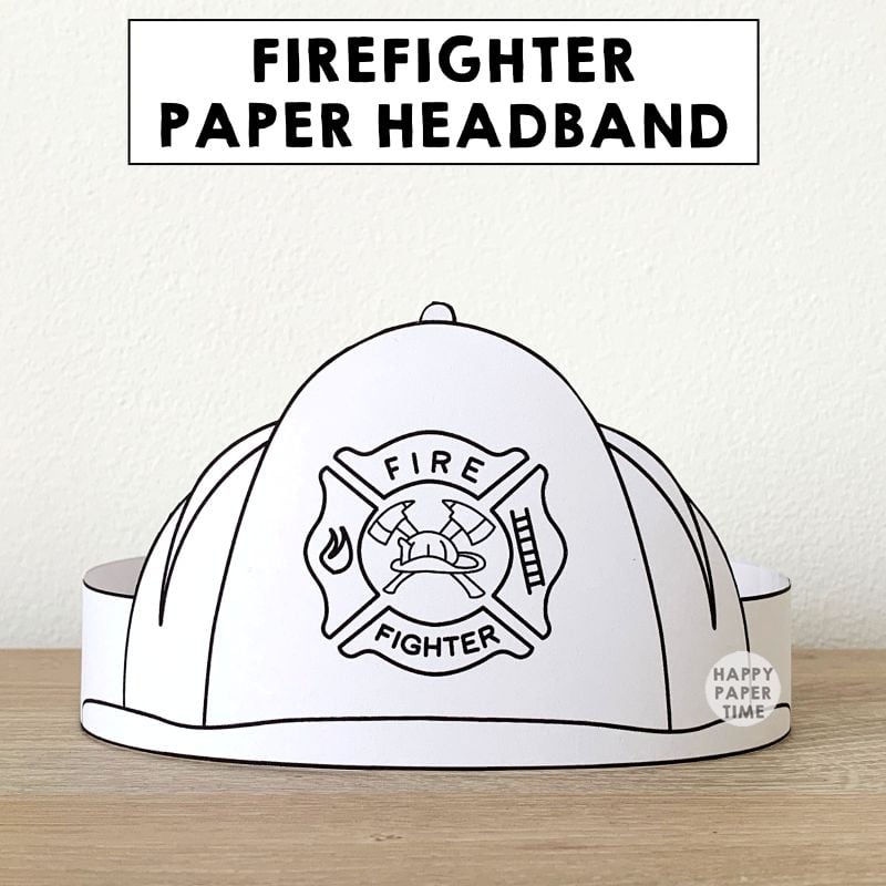 firefighter hat craft