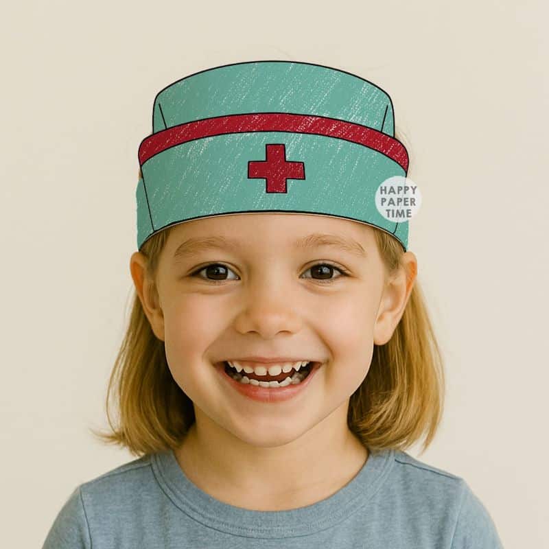 nurse hat printable