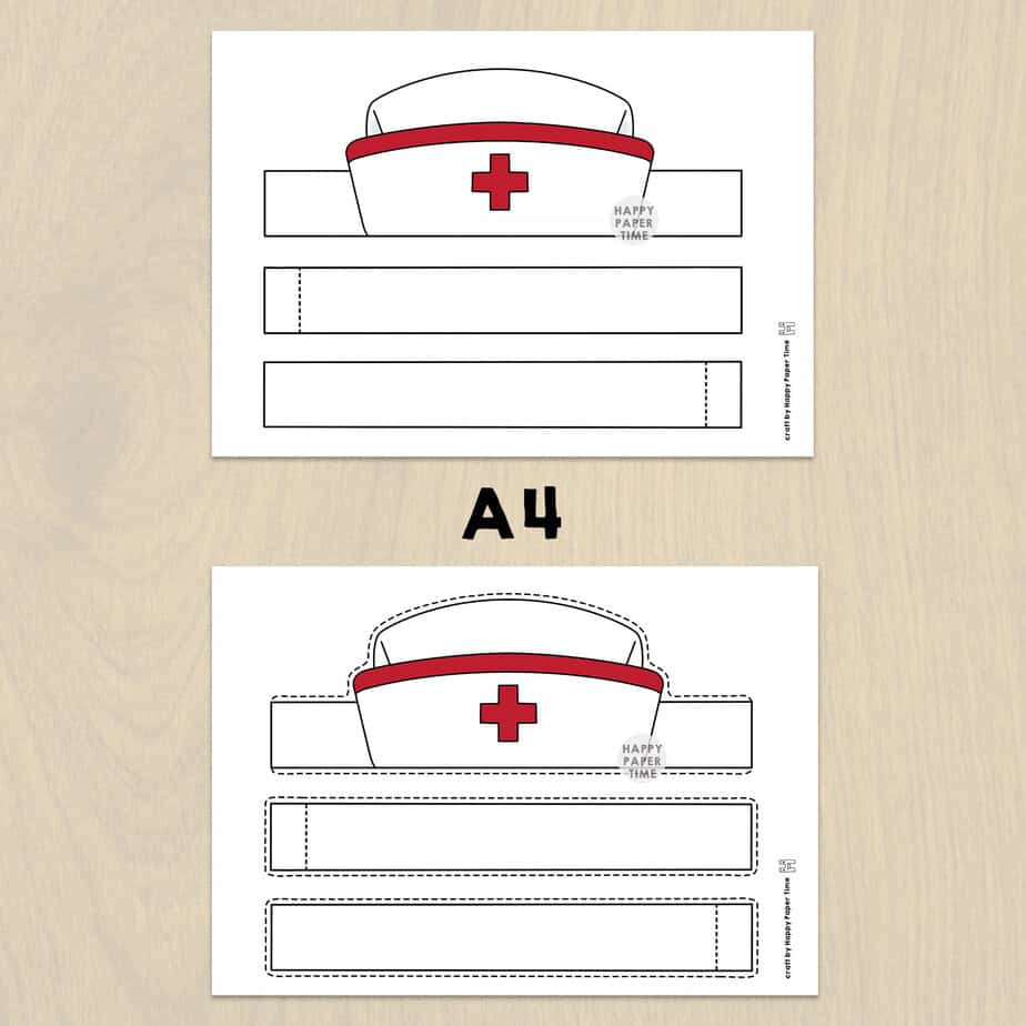 nurse hat printable