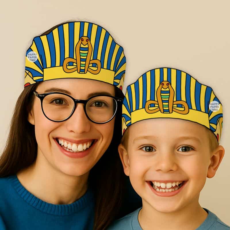 pharaoh hat template