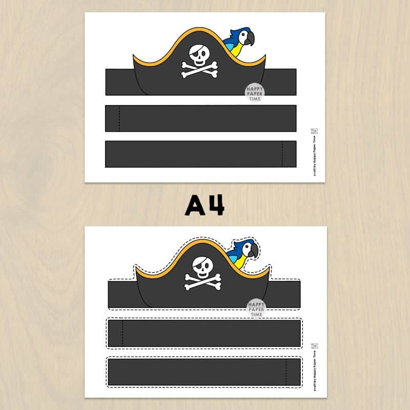 pirate hat templates