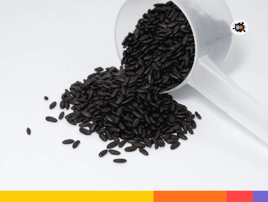 black natural objects