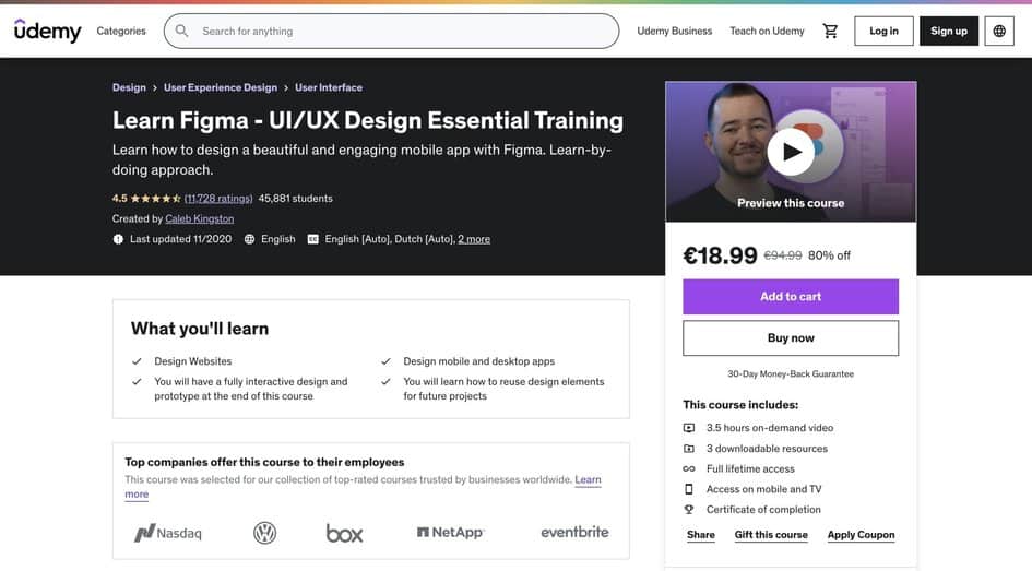 user experience design courses