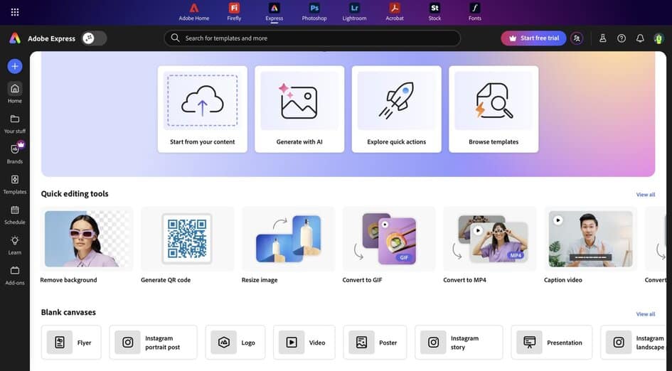 infographic template adobe express