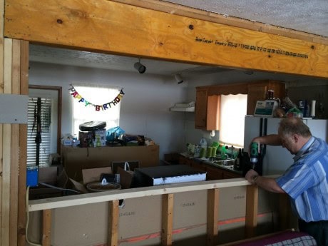 how to replace a header beam