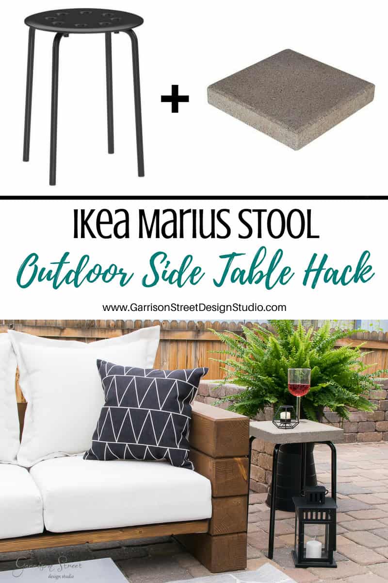 diy side table ikea