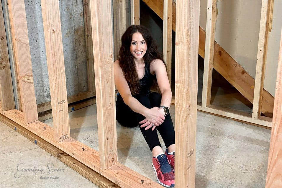 Completed Framing A Basement