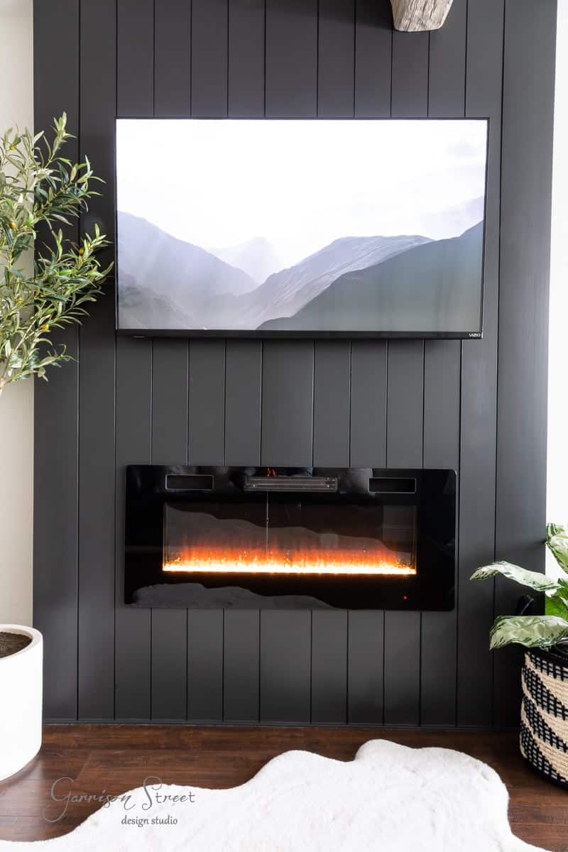 flat screen fireplace