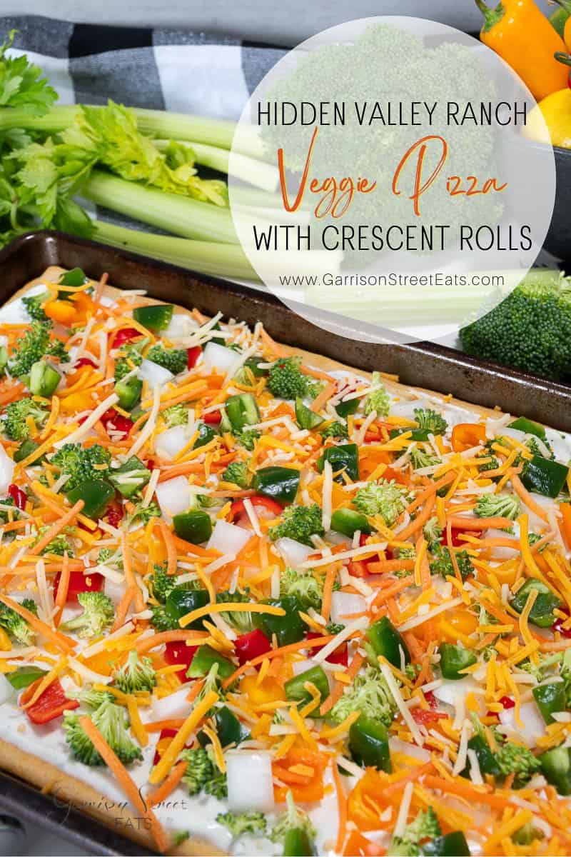 Hidden Valley Ranch Veggie Pizza Recipe Veggie Pizza Recipe Food.com