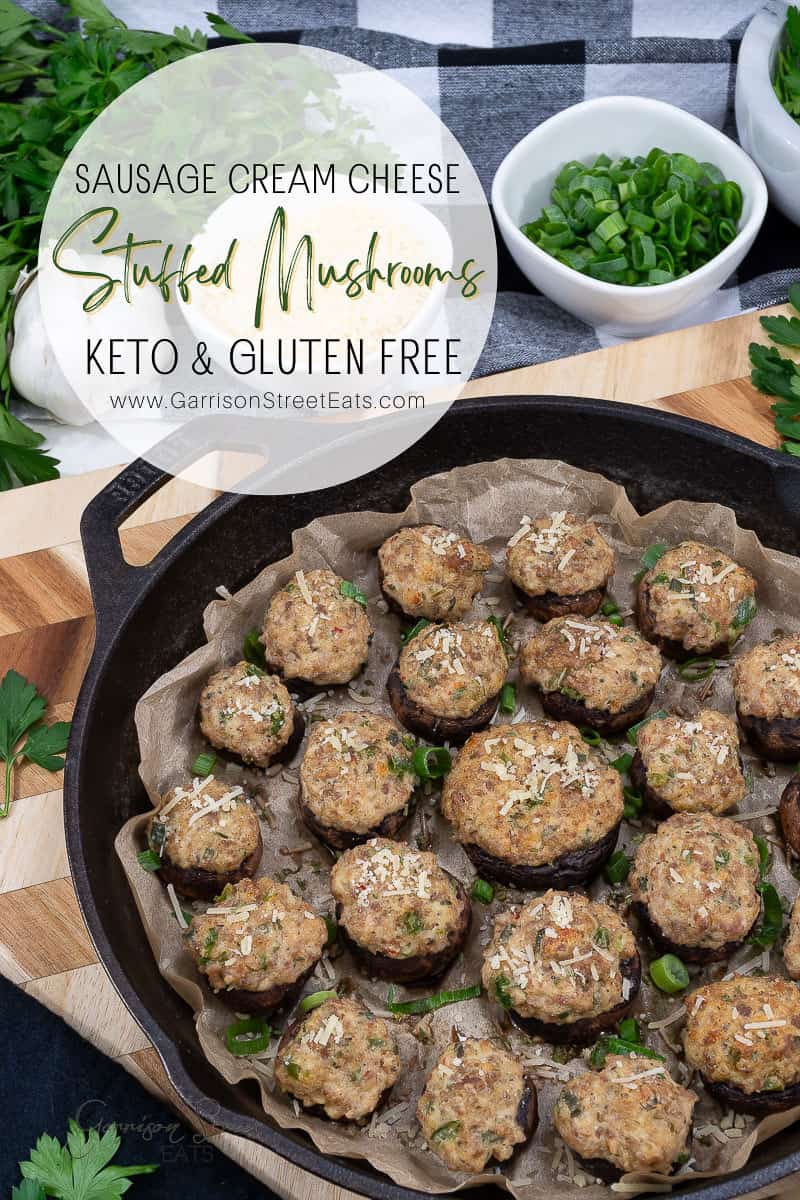 cheese stuffed mushrooms keto
