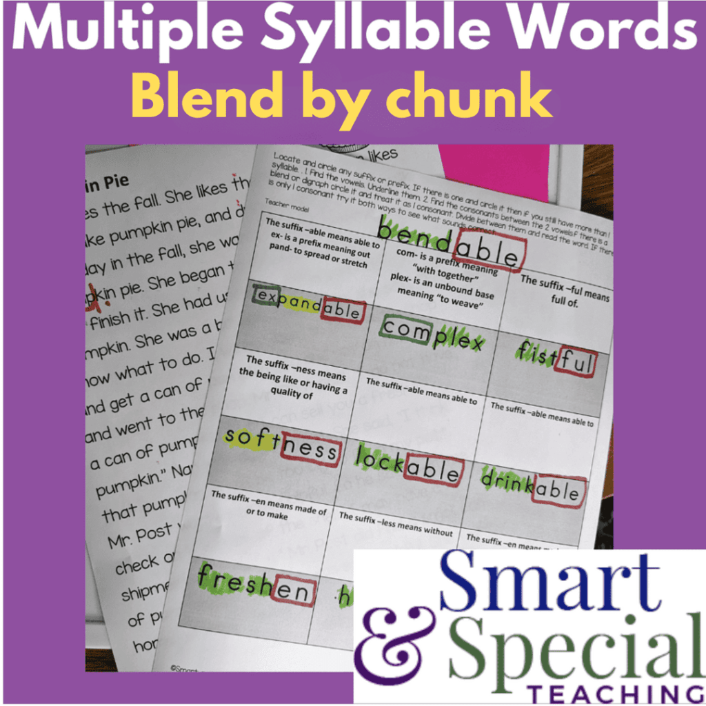 chunking words