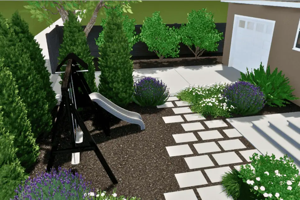 Front Yard Corner Lot Landscaping Ideas Traditional Ideal Trees