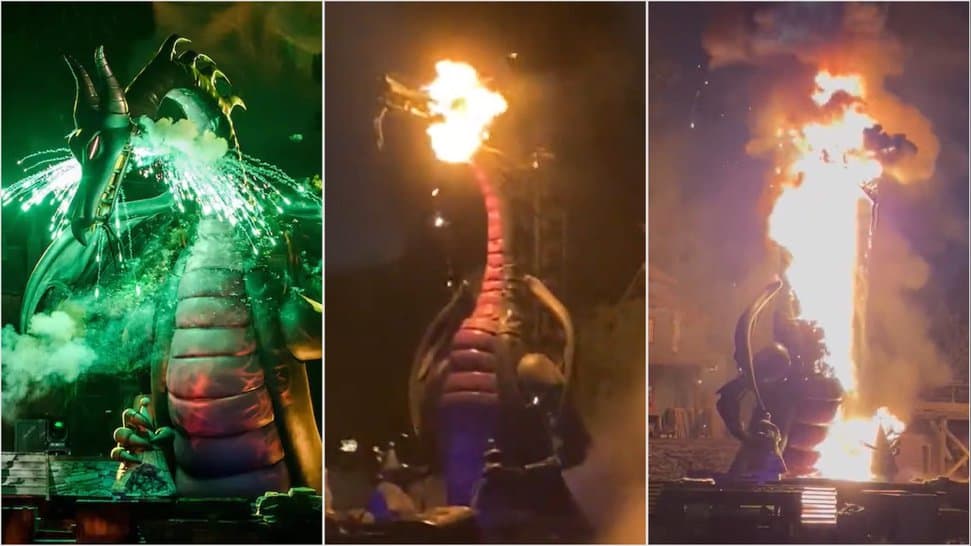 maleficent dragon fire