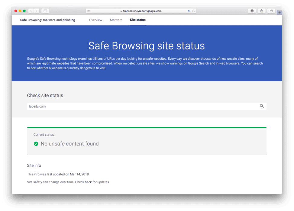Use Google Safe Browsing For A Quick Malware Check How To Solve And