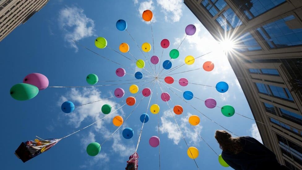 what does a blue balloon symbolize