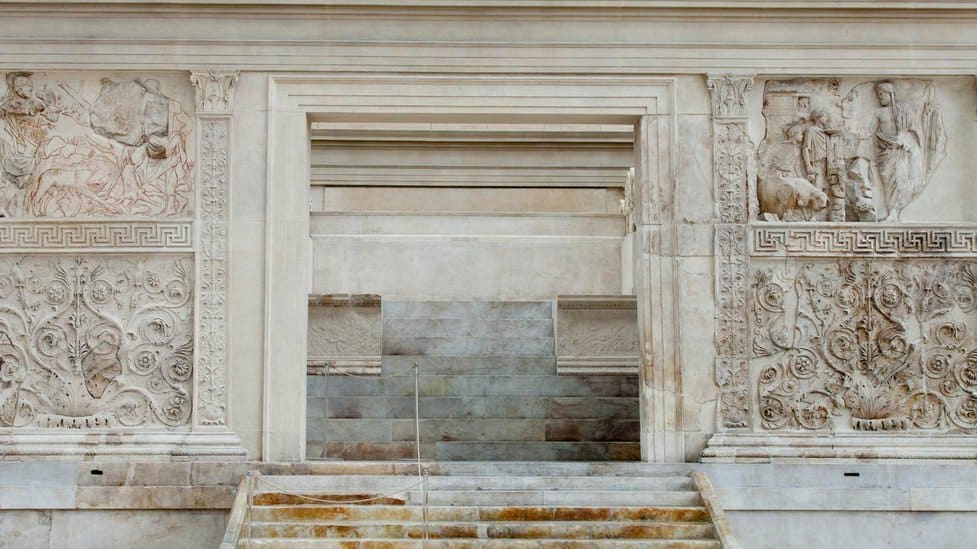 ara pacis tellus panel