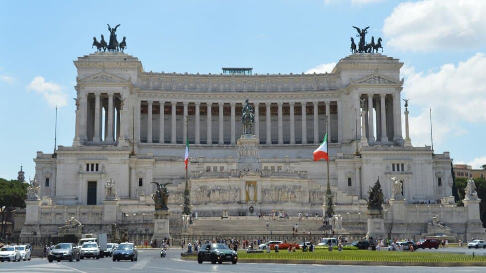 Piazza Vittorio Emanuele Ii Rome Map Giuseppe Sacconi And The
