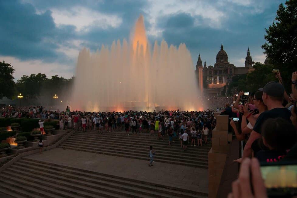 Montjuic Fountain Barcelona