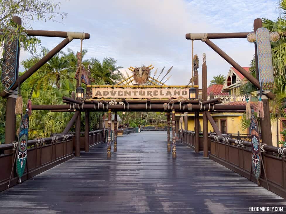 Adventureland Disneyland Sign
