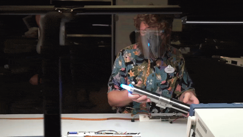 lightsaber tested